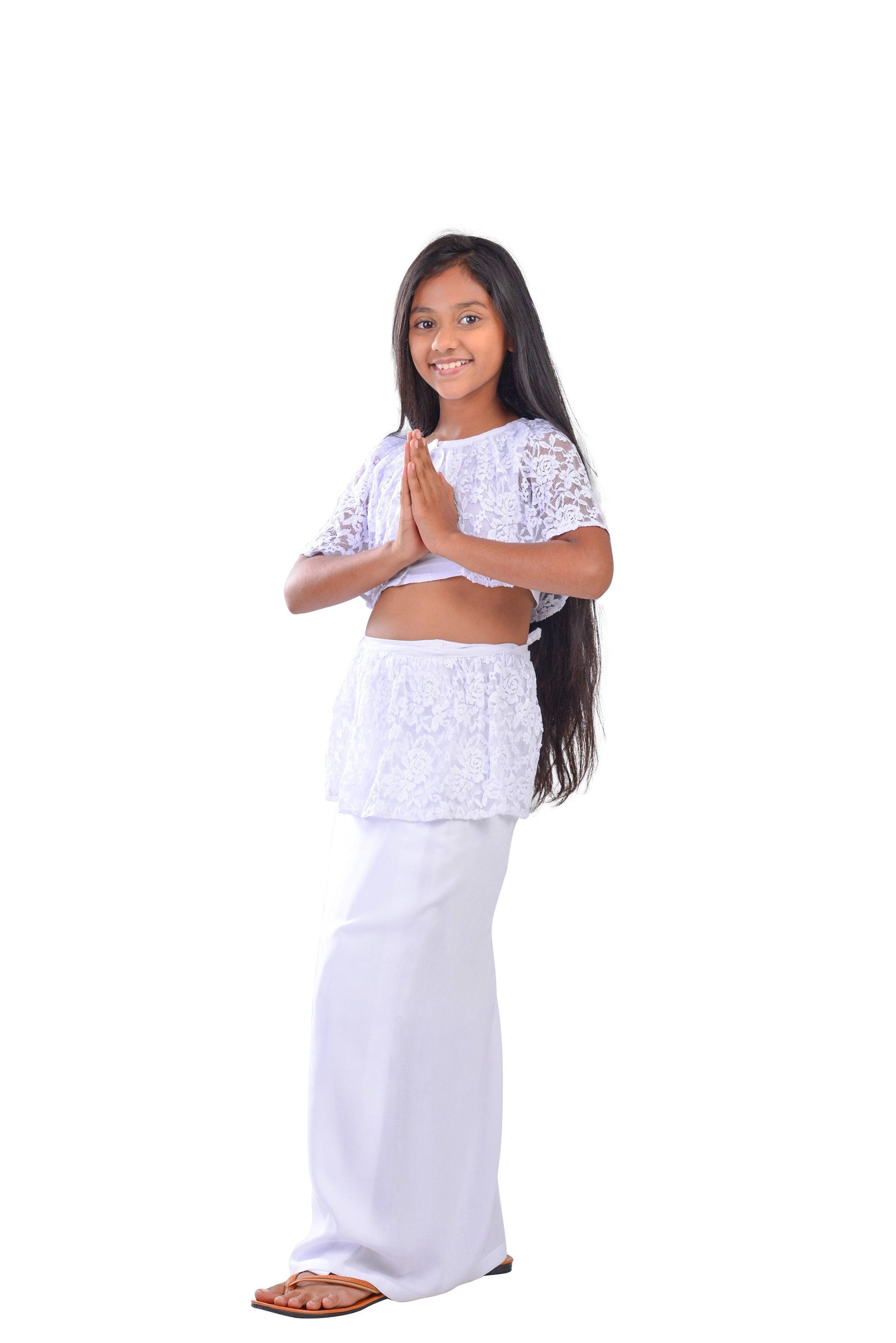 Sri Lankan Traditional Half Saree for Girls (Lama Saree) – Pettah Street - AUS